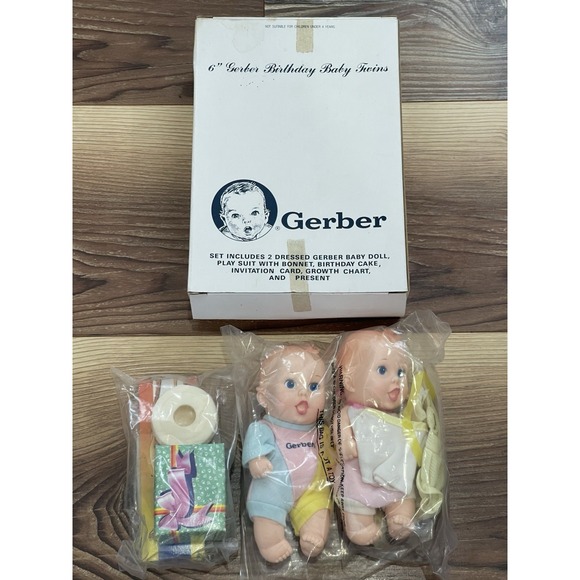 Gerber | Toys | New 989 Gerber 6 Baby Dolls X2 W Birthday ...